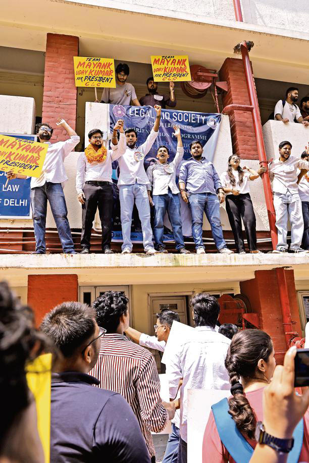 DUSU Elections 2025: Campus or Cantt? DU's North Campus turned into ...