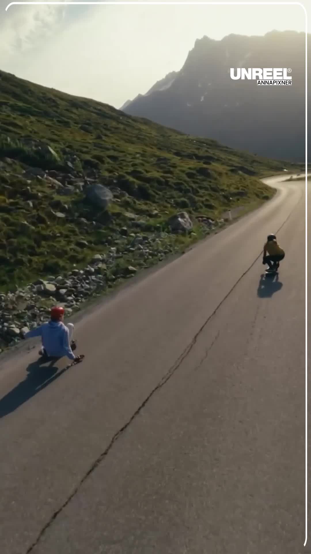 Anna Pixner's downhill skateboarding thrill: High-speed adventure in ...