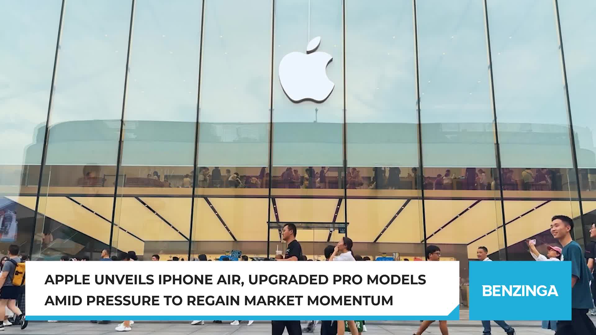 Apple Unveils iPhone Air, Upgraded Pro Models Amid Pressure To Regain ...