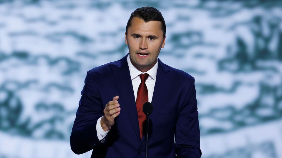 Conservative podcast host Charlie Kirk shot during an event in Utah