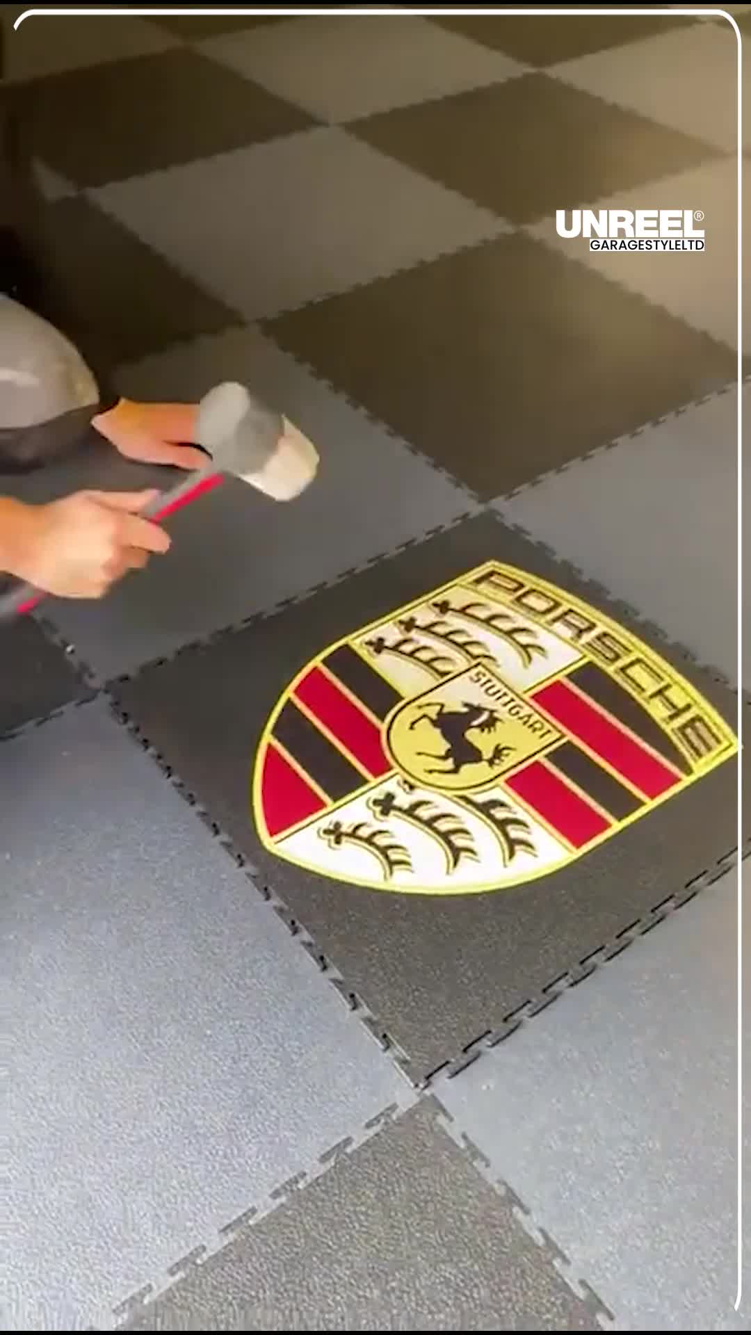 Revamp Your Garage Instantly with Easy Modular Floor Tiles!