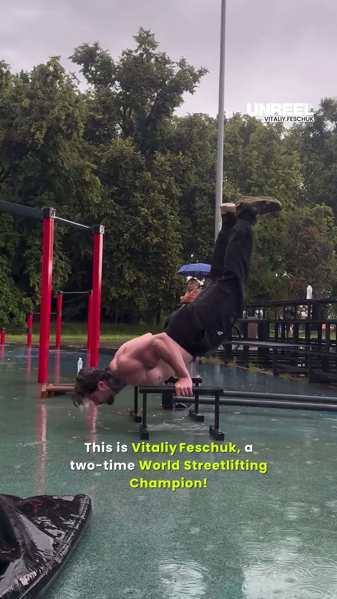 Extreme calisthenics challenge: Training in the rain with jaw-dropping ...