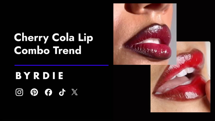Cherry Cola Lip Combo Trend with Elf's $8 Lip Oil