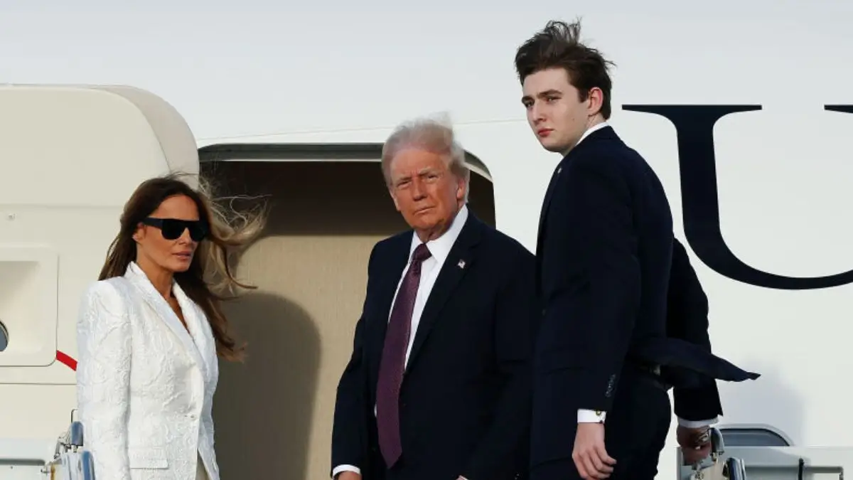 ‘Getting Harassed’: Barron Trump Back at the White House After School ...