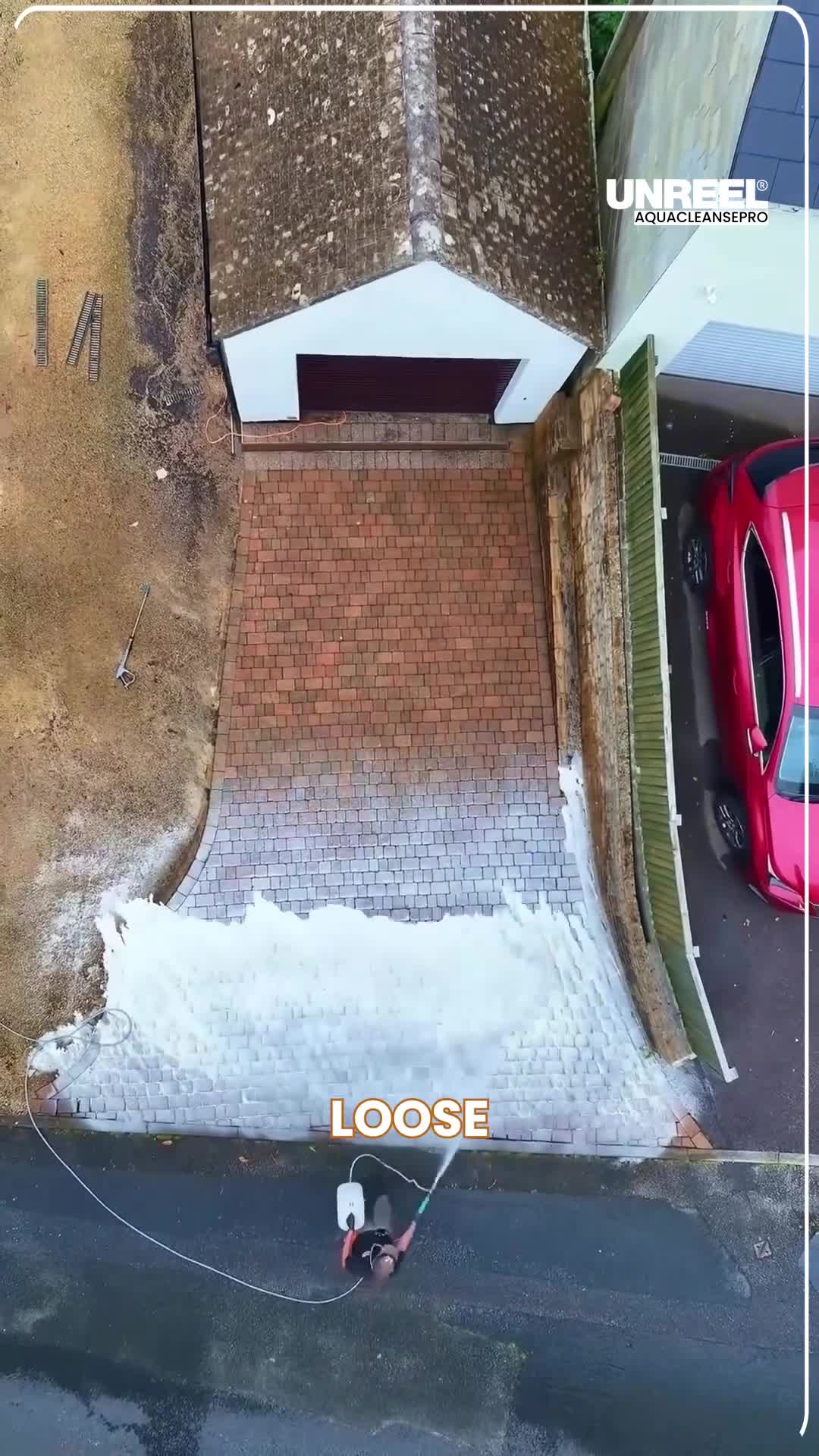 Oddly satisfying clean: Dave's pressure washing magic with Aquacleanse Pro!