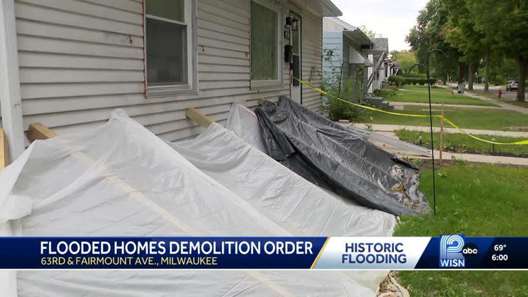 Milwaukee issues home demolition orders following historic rainfall
