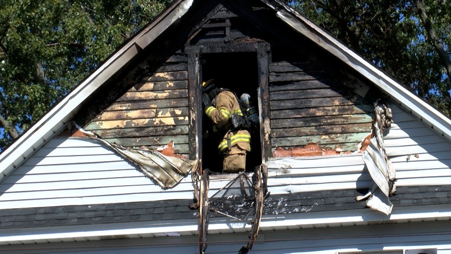 Crews battle fire on Erie’s east side