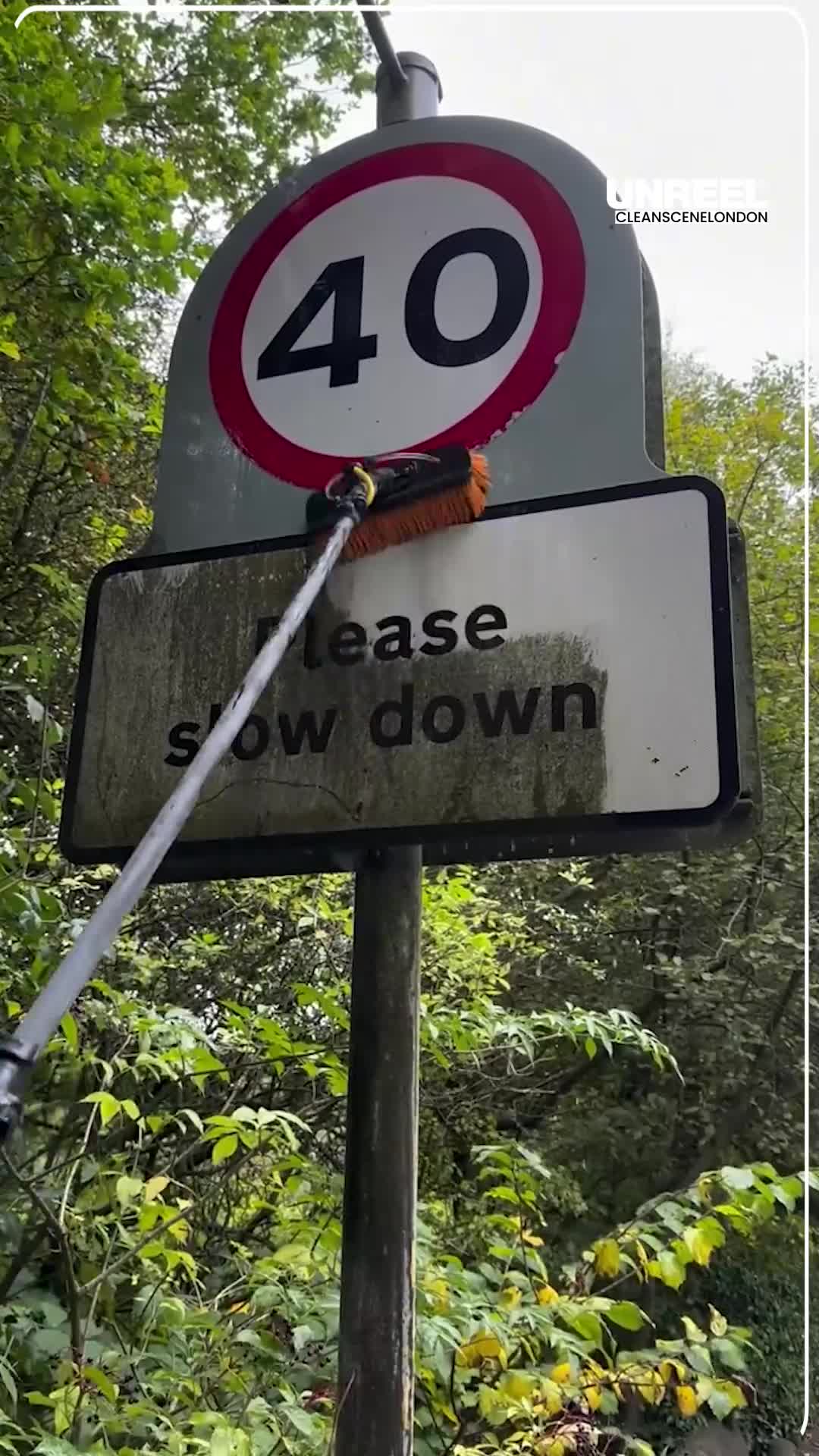 Liam's magical road sign makeover: Restoring London's clarity with ...