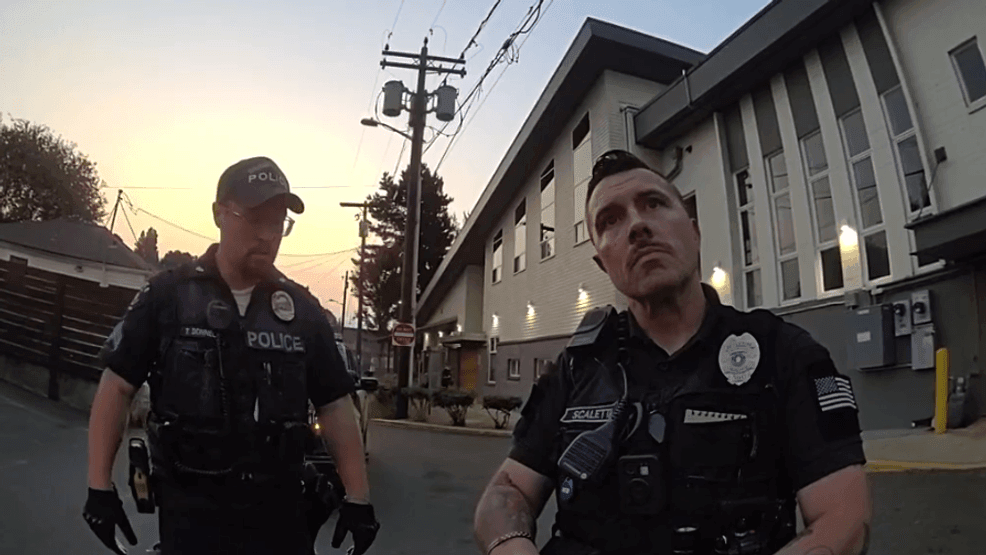 'You work for Edmonds PD?': Body cam videos show arrest of accused ...