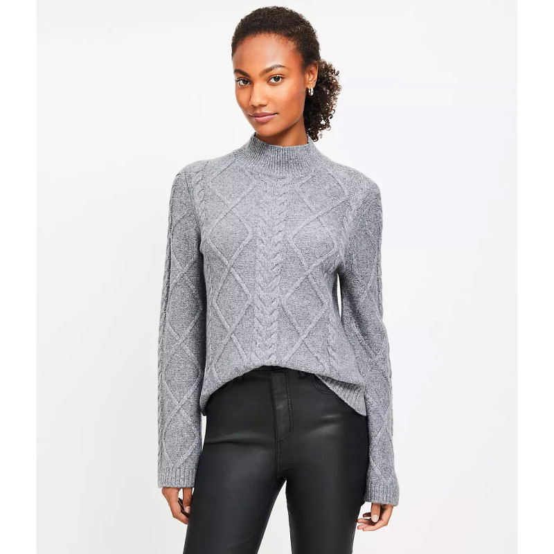 Loft Has a Cable Knit Sweater on Sale for $37, and It’s ‘Great for ...