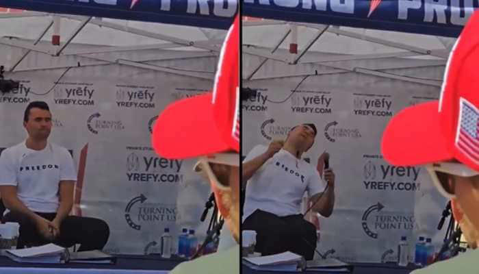 Charlie Kirk Shooting Video: Moment When Trump Aide Was Shot Caught On ...