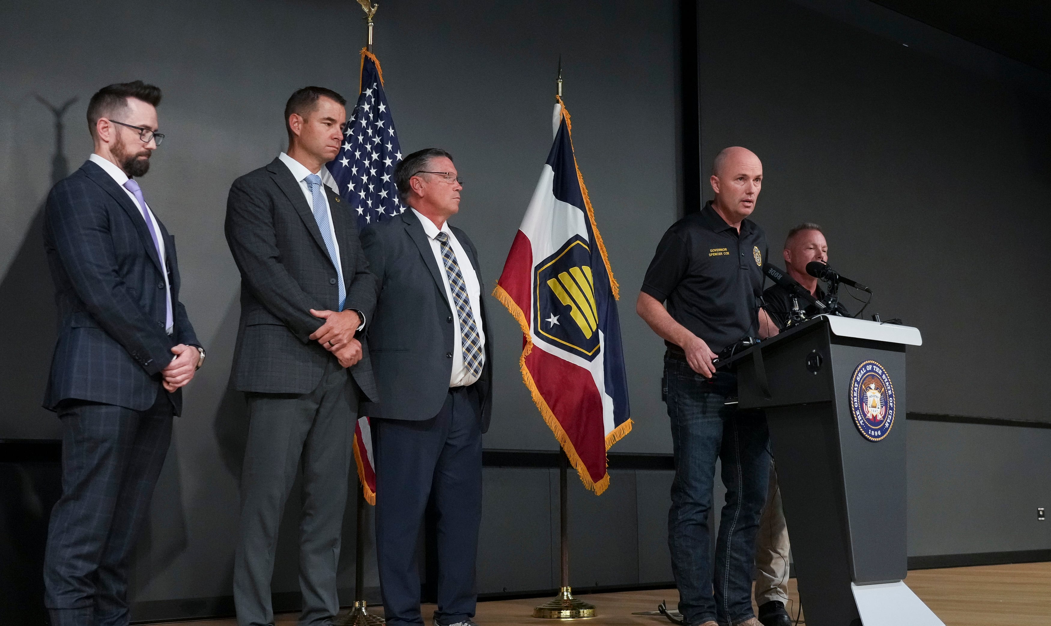 No shooter in custody after Charlie Kirk killing as ‘investigation and manhunt’ continue, Utah ...