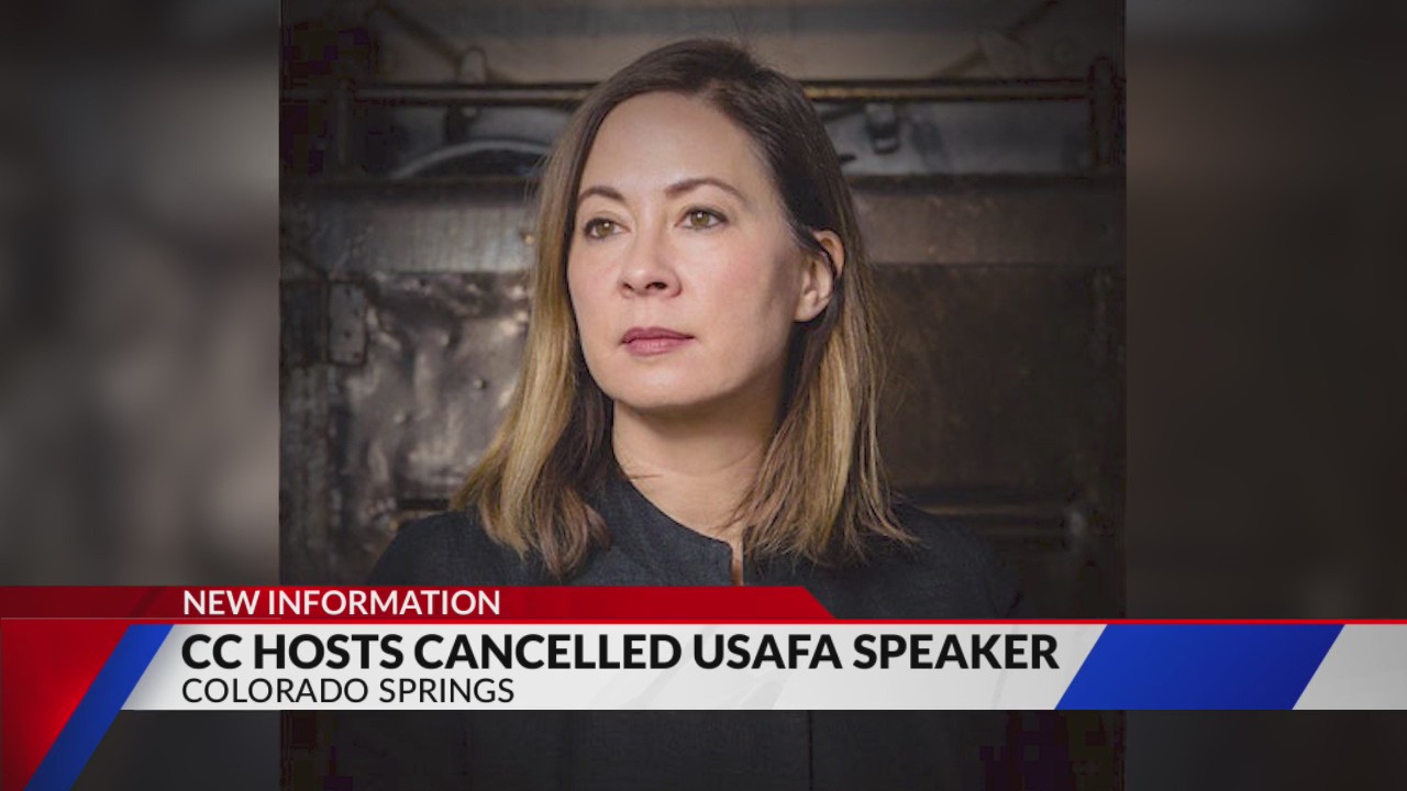 CC hosts speaker whose appearance at USAFA was canceled