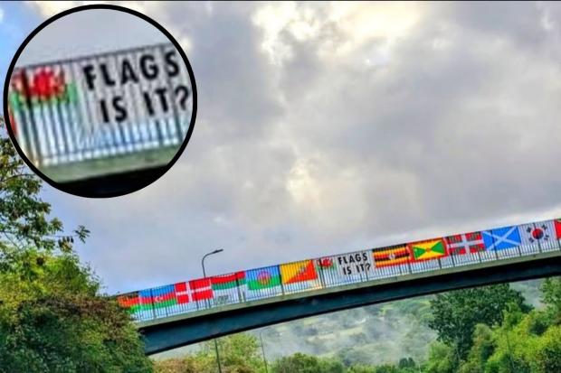 'This is wonderful,' defiant locals hang a display of multicultural ...