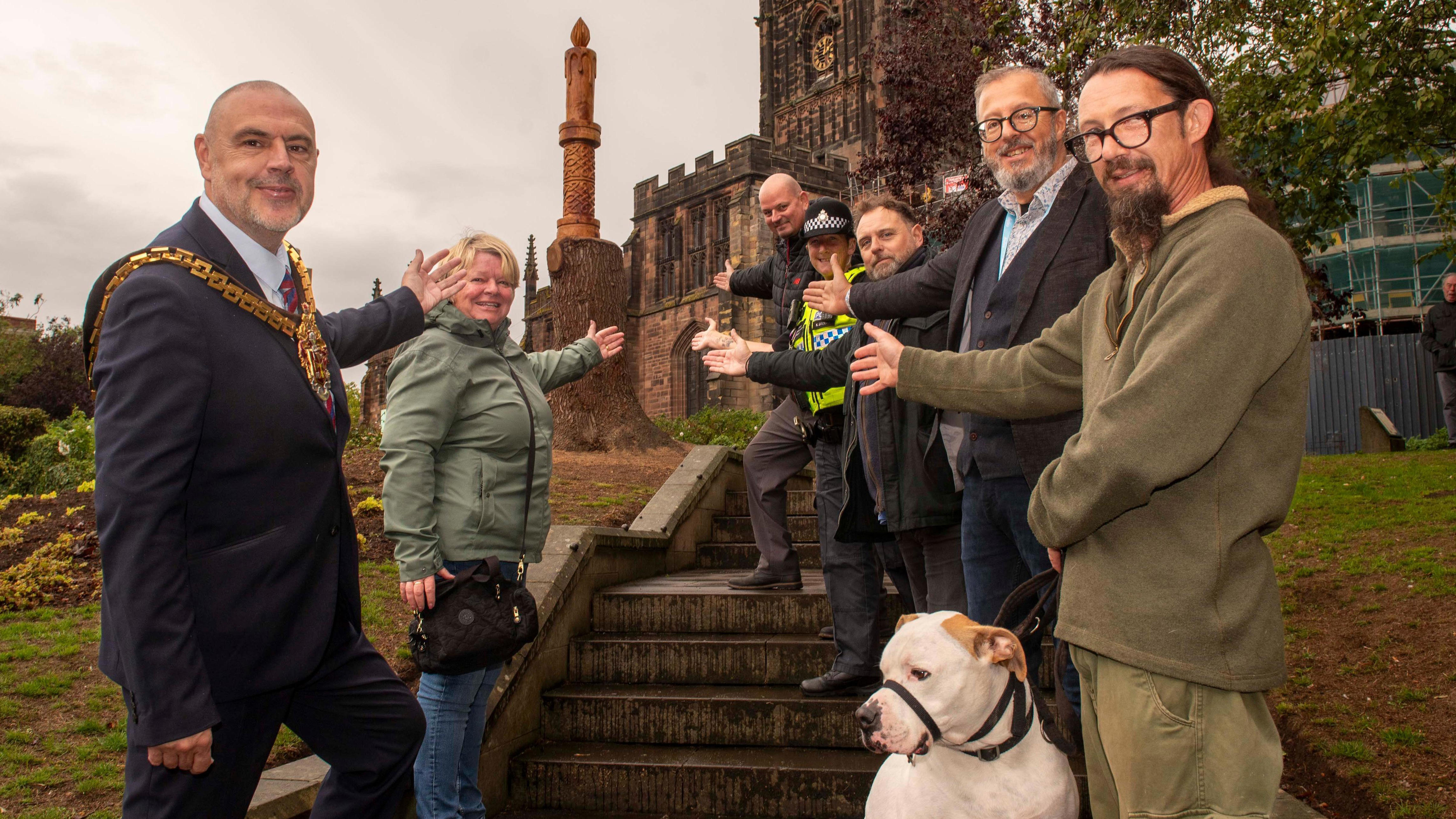 Candle sculpture hoped to encourage visitors
