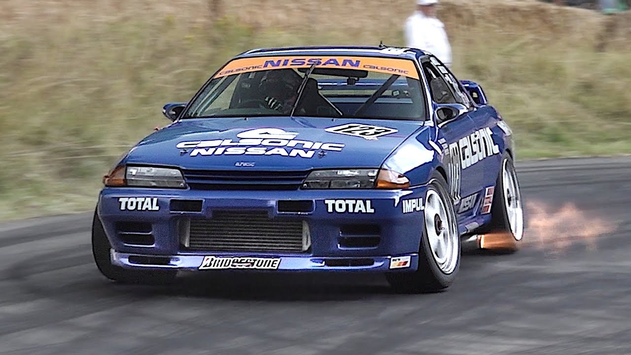 Calsonic Skyline R32 GT R RB26 geluid