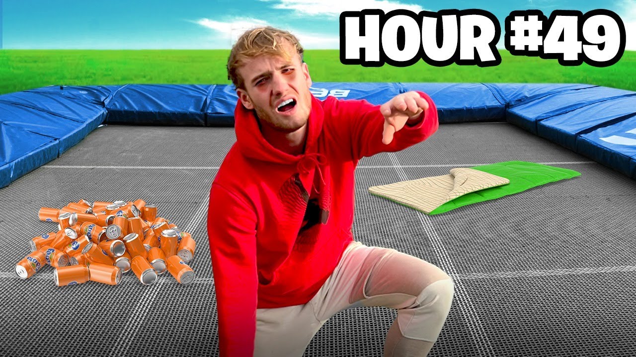 50 Hours on the Largest Trampoline in the World!