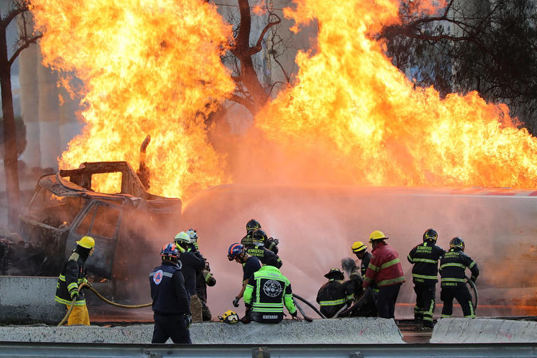 Massive gas tanker explosion in Mexico City kills three people and ...