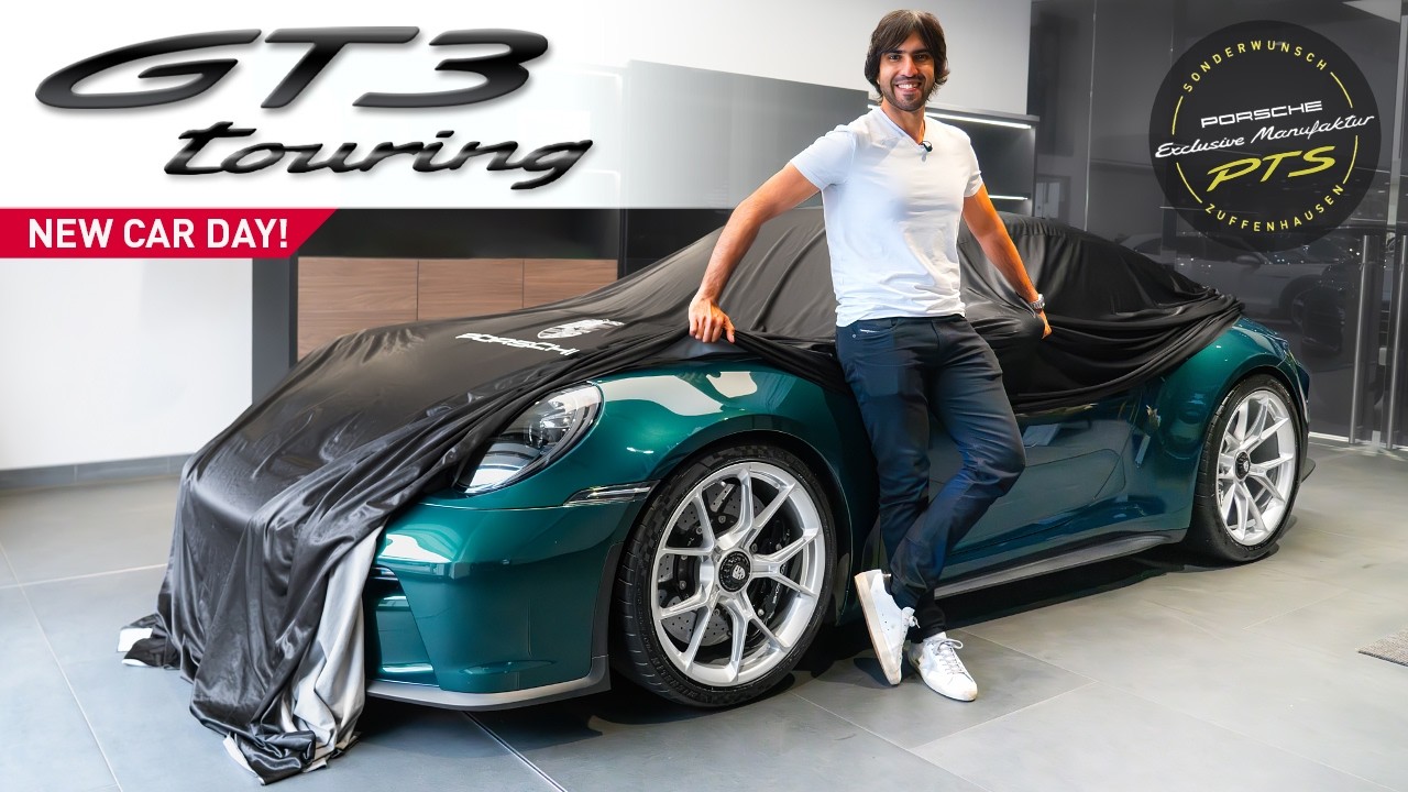 Porsche 911 GT3 Touring in PTS Green Over Tan