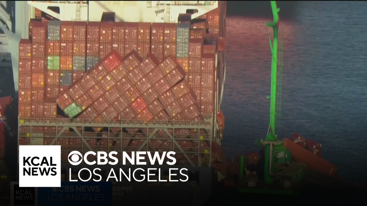 Crews still fishing containers out of Port of Long Beach after nearly ...