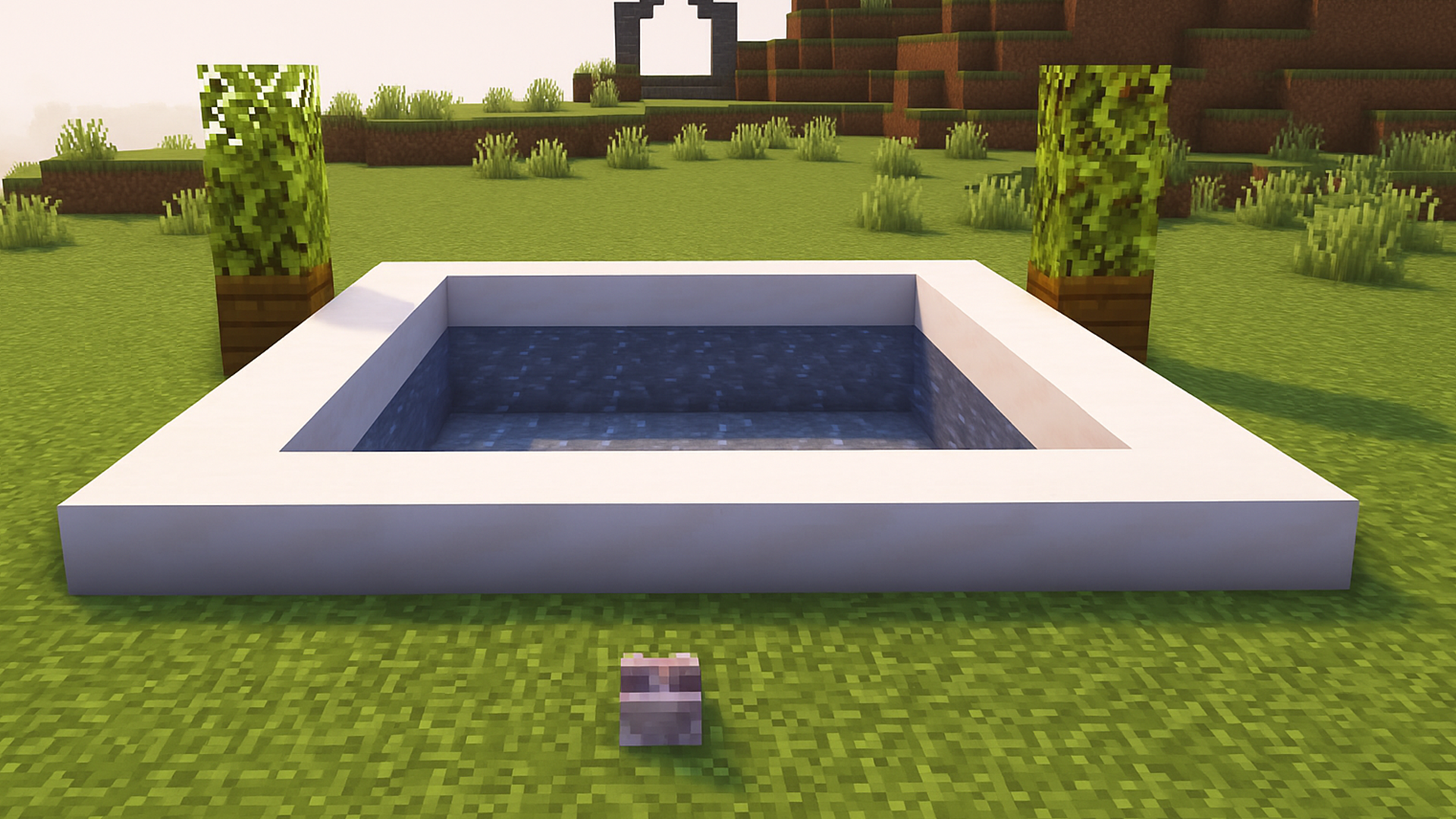 How to Build an Automatic Pool in Minecraft