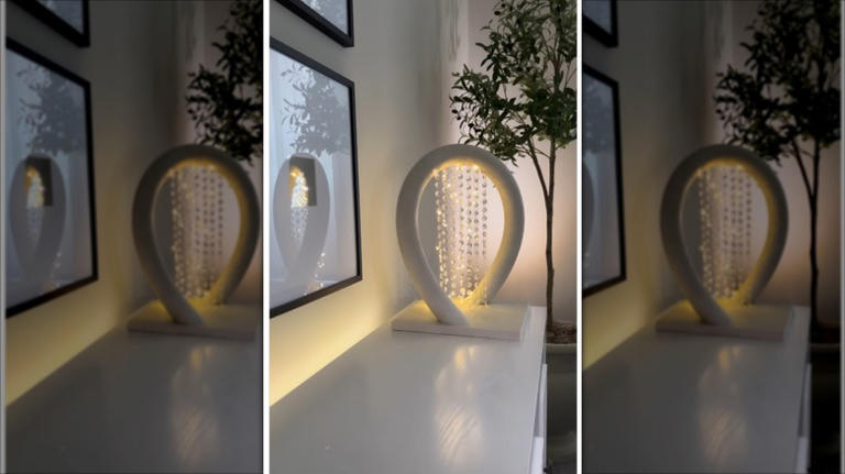 Turn A Pool Noodle Into Stunning Light-Up Home Decor With An Easy DIY