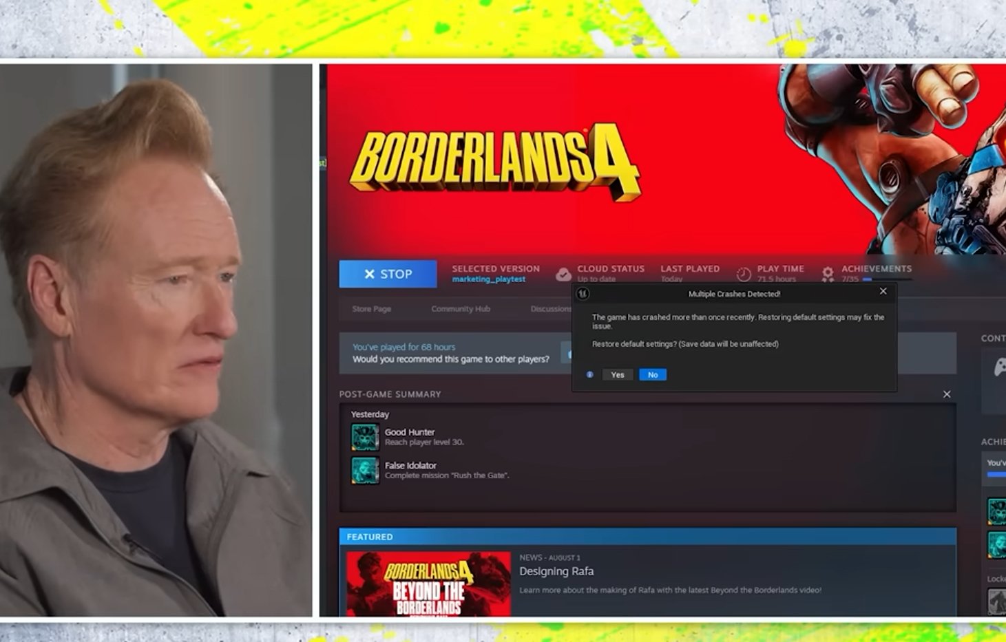 Borderlands 4 se congela en plena presentación en popular show de ...