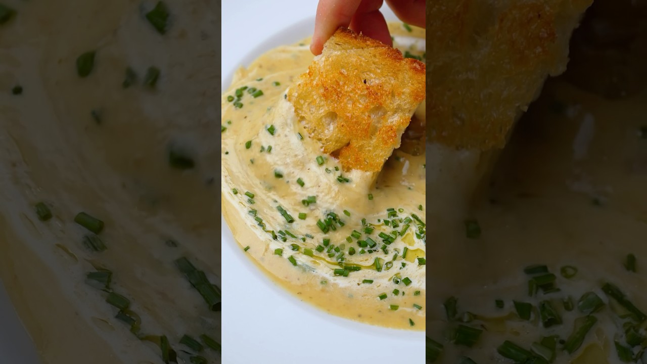 Potato & Leek Soup with Leek Confit and Fettunta @DanOsSeasoning