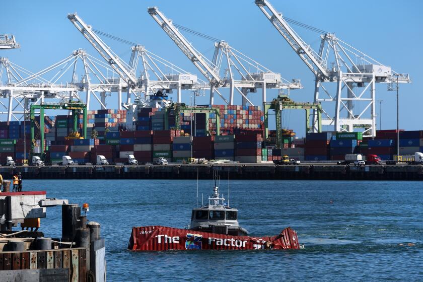 How did 75 containers crash into the water at Port of Long Beach? An ...