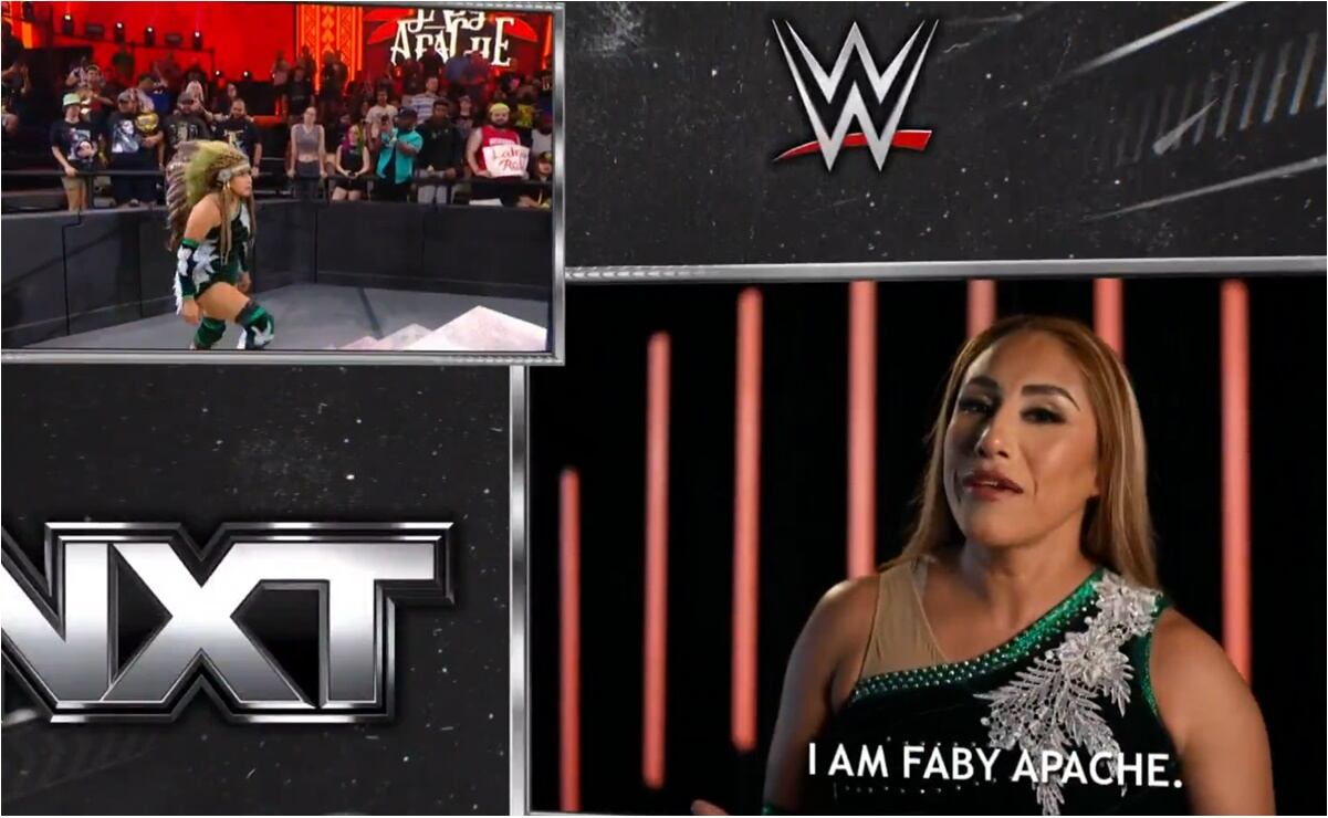 Faby Apache, estrella mexicana de la lucha libre, debutó en la WWE; así ...