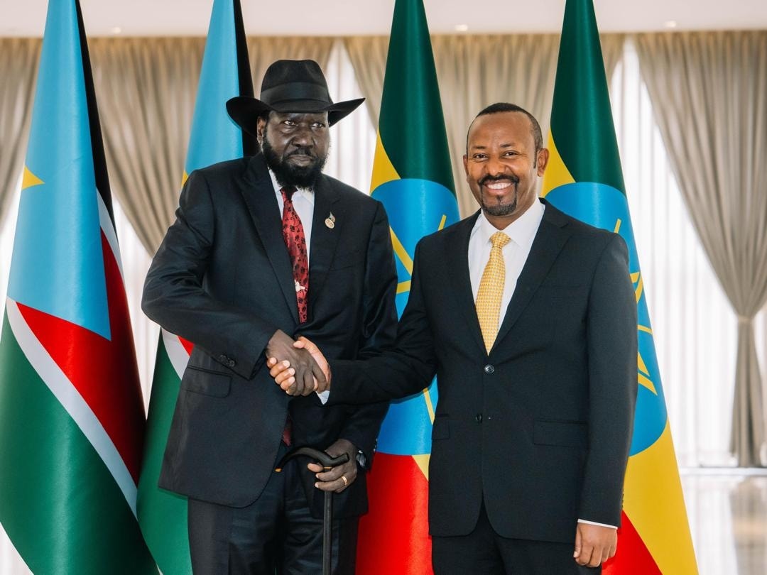 PM Abiy Confers with President Hassan Sheikh, President Salva Kiir Mayardit