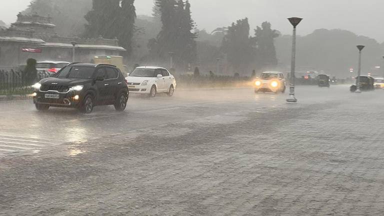 Heavy rain floods Sarjapur, Huskur in Bengaluru; GBA, fire officials ...