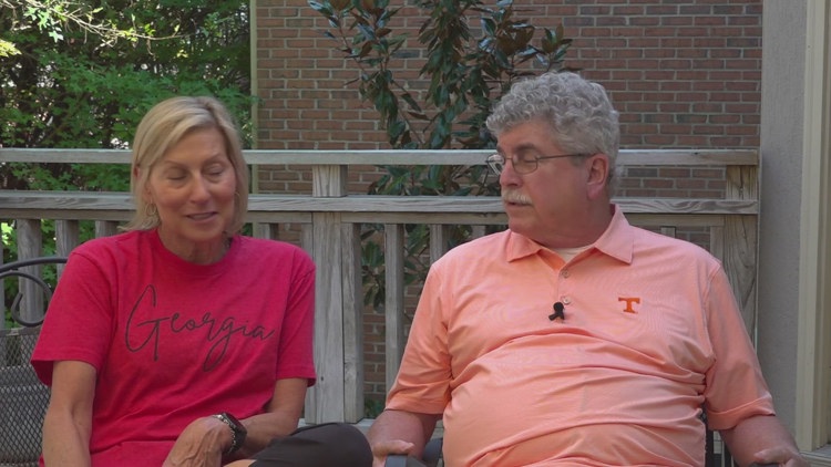 Knoxville couple says UT vs. UGA game a chance for friendly competition