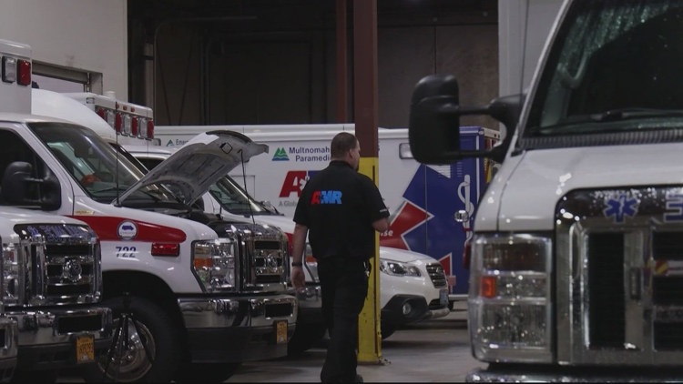 Despite improvements, AMR is still not hitting Multnomah County's benchmarks for emergency calls
