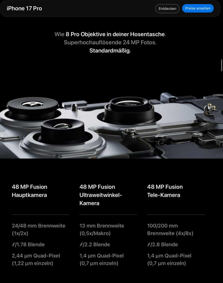 iPhone 17 Pro vs. iPhone 16 Pro: Alle Unterschiede