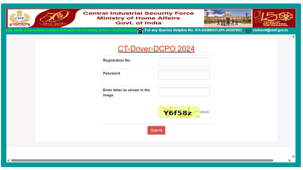 CISF PET and PST admit card 2025 released for constable driver ...