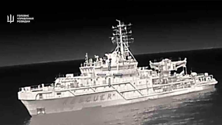 Ukraine hits $60 million Russian ship with drone in Novorossiysk