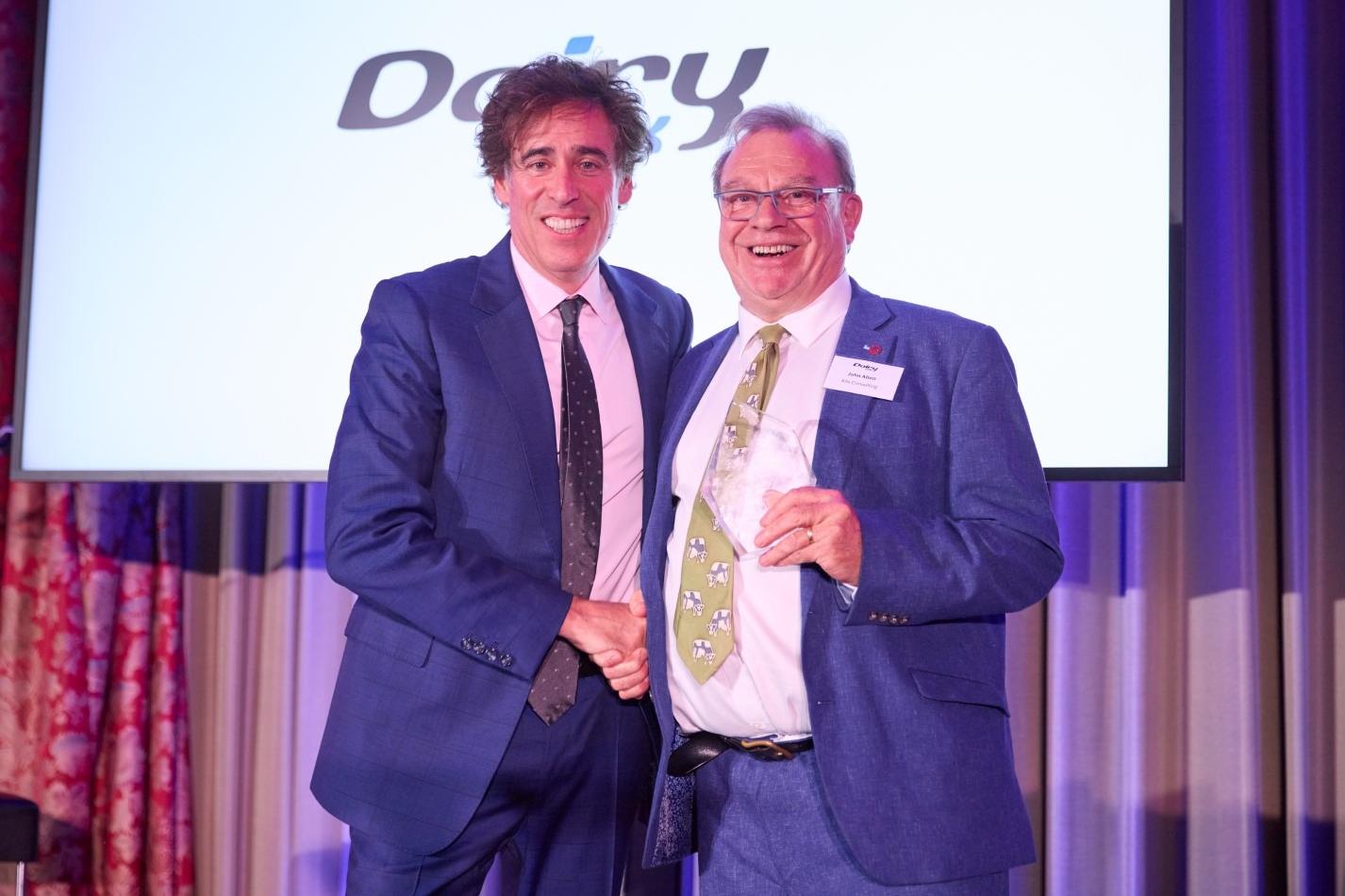 Dairy industry champion honoured with prestigious award