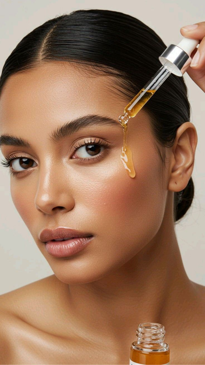 What is the right way to apply serum on face?