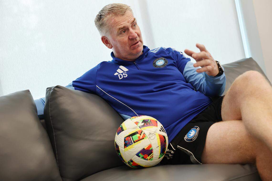 Suspended for next match, Charlotte FC's Dean Smith has eye on a bigger ...