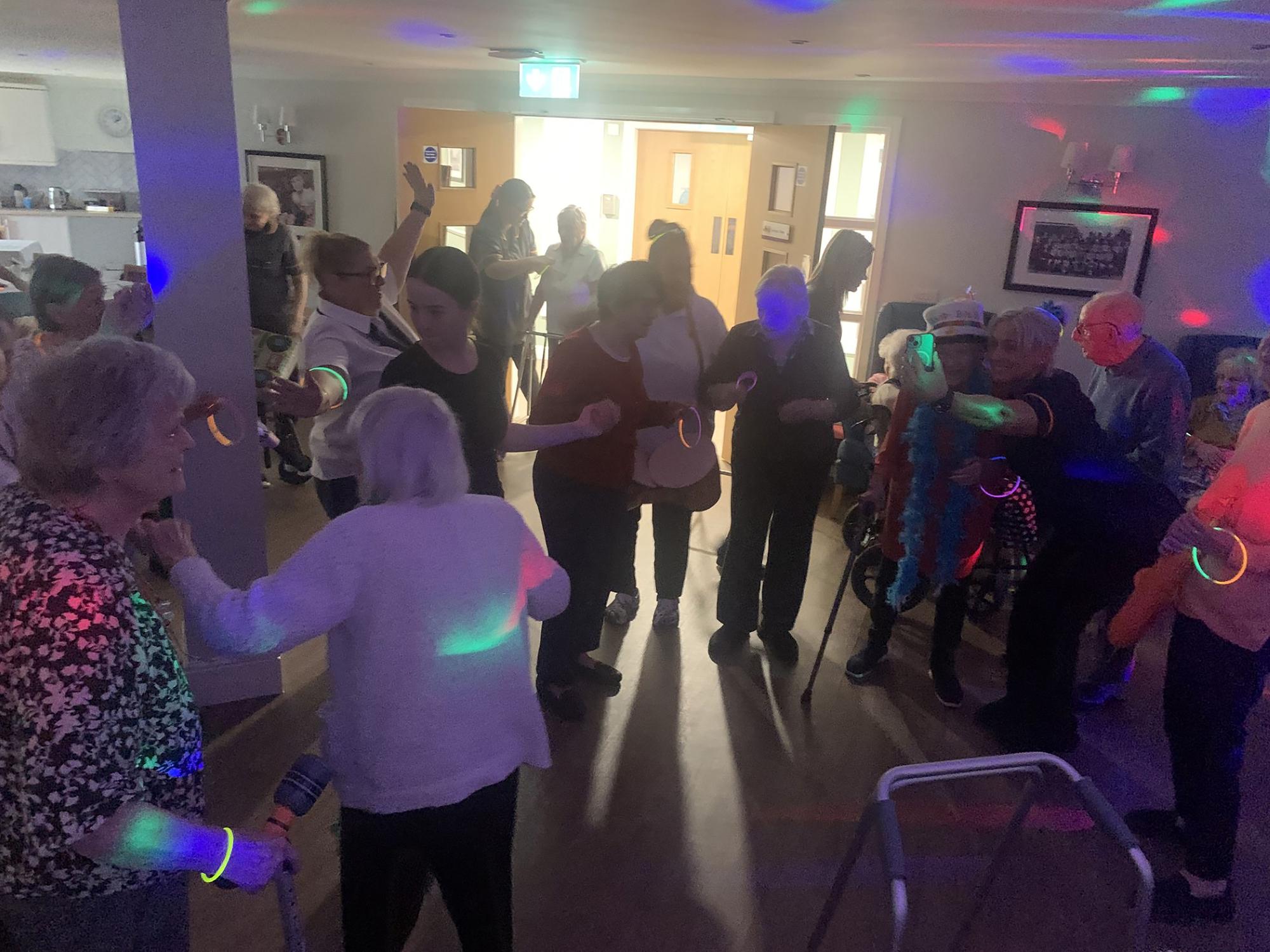 Brinnington Hall Care Home hosts joyful dementia disco