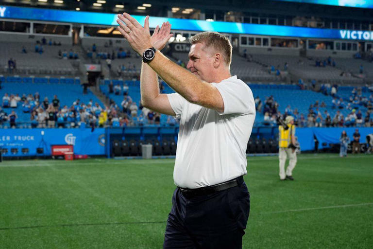 Suspended for next match, Charlotte FC's Dean Smith has eye on a bigger ...