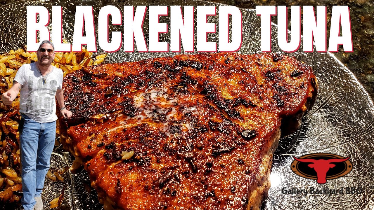 Blackened tuna steak
