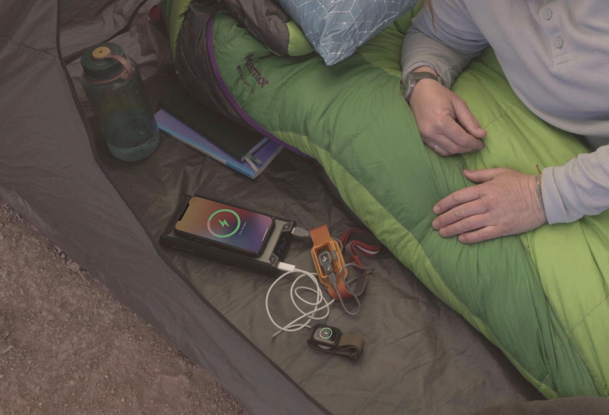 Charge up your next outdoor adventure with Goal Zero's ultra-efficient Sherpa 100PD power bank