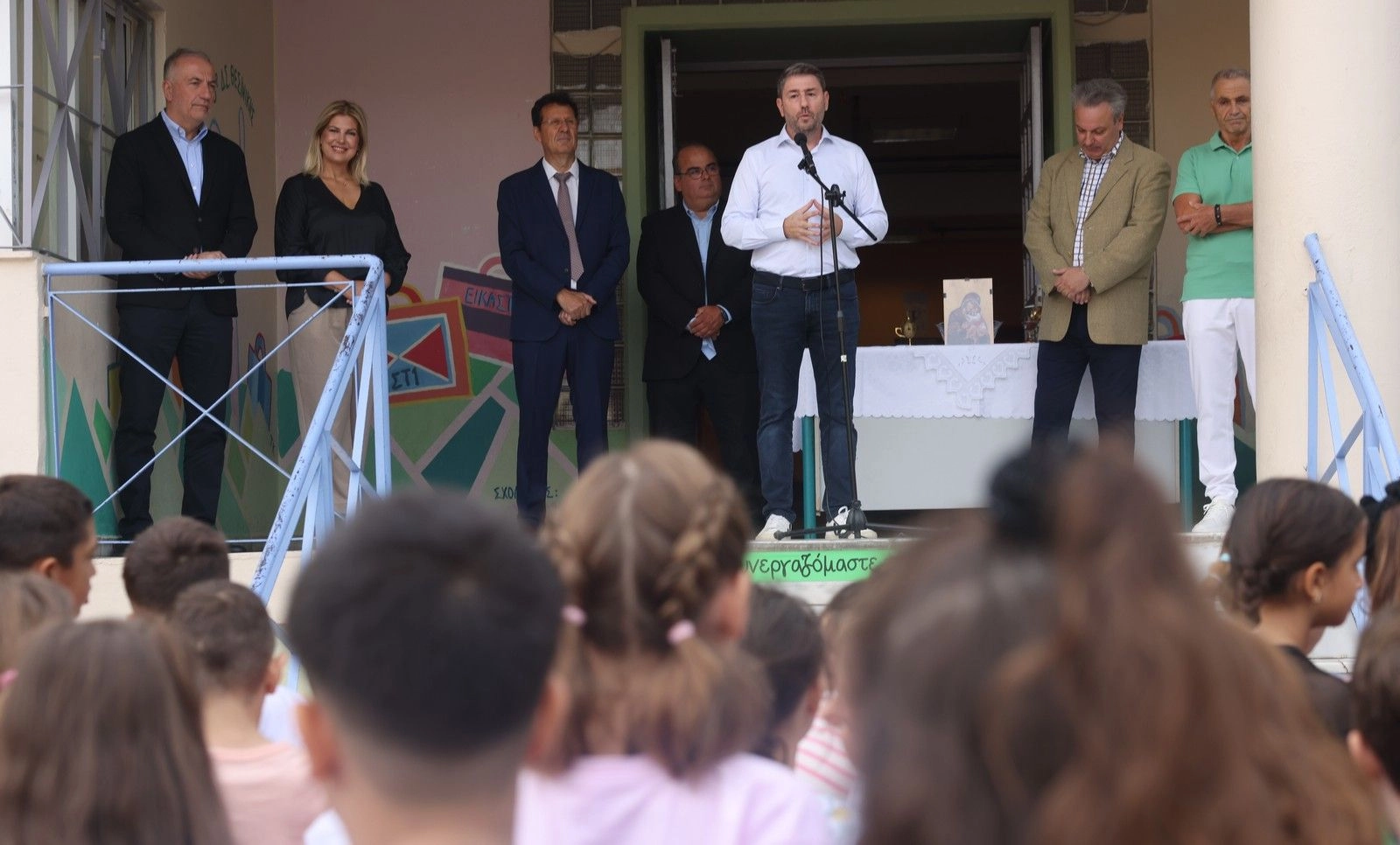 Στον αγιασμό σχολείων της Θεσσαλονίκης ο Ανδρουλάκης - "Προτεραιότητά ...