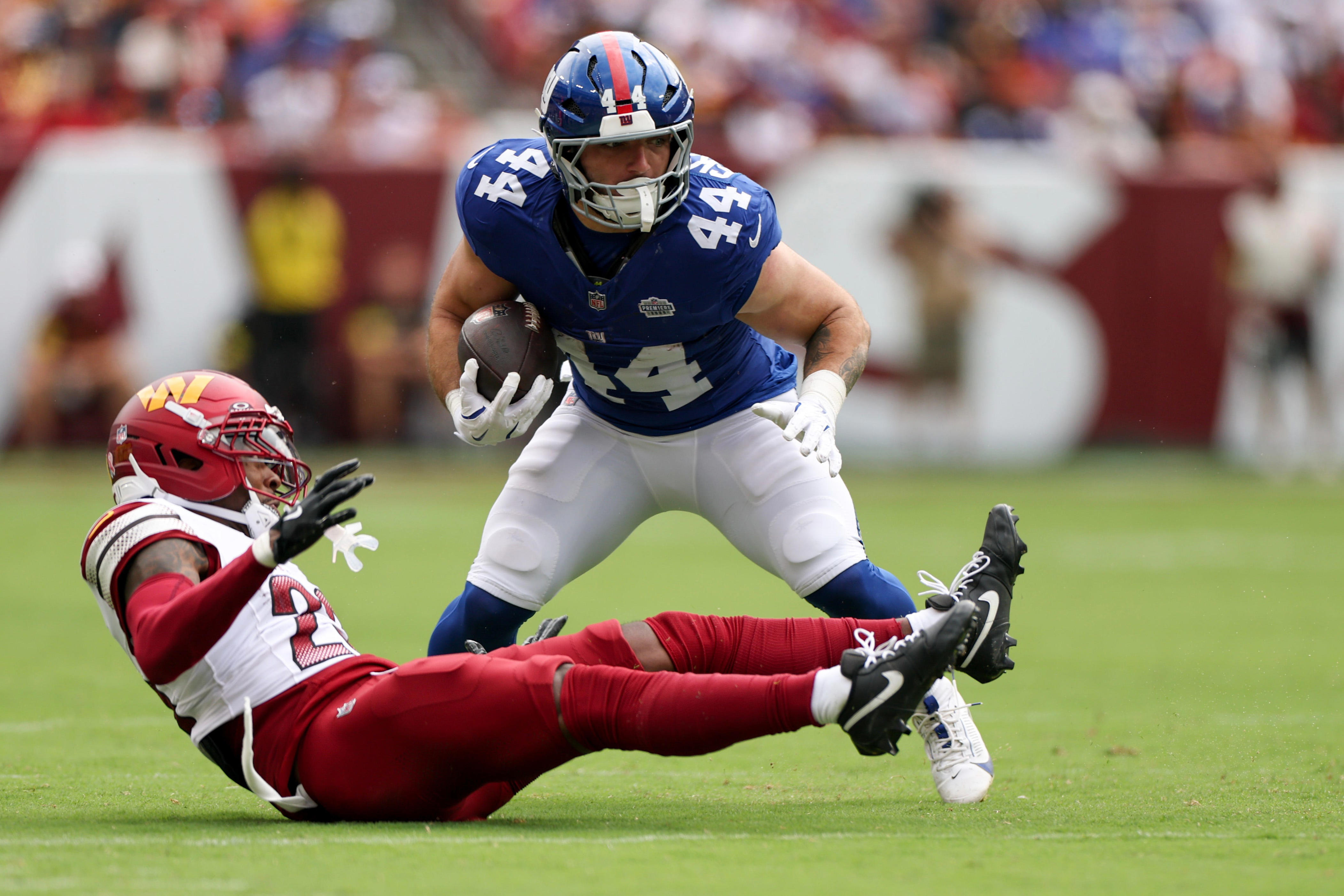 One angry NFL play at a time: Why Cam Skattebo has a legacy to uphold ...