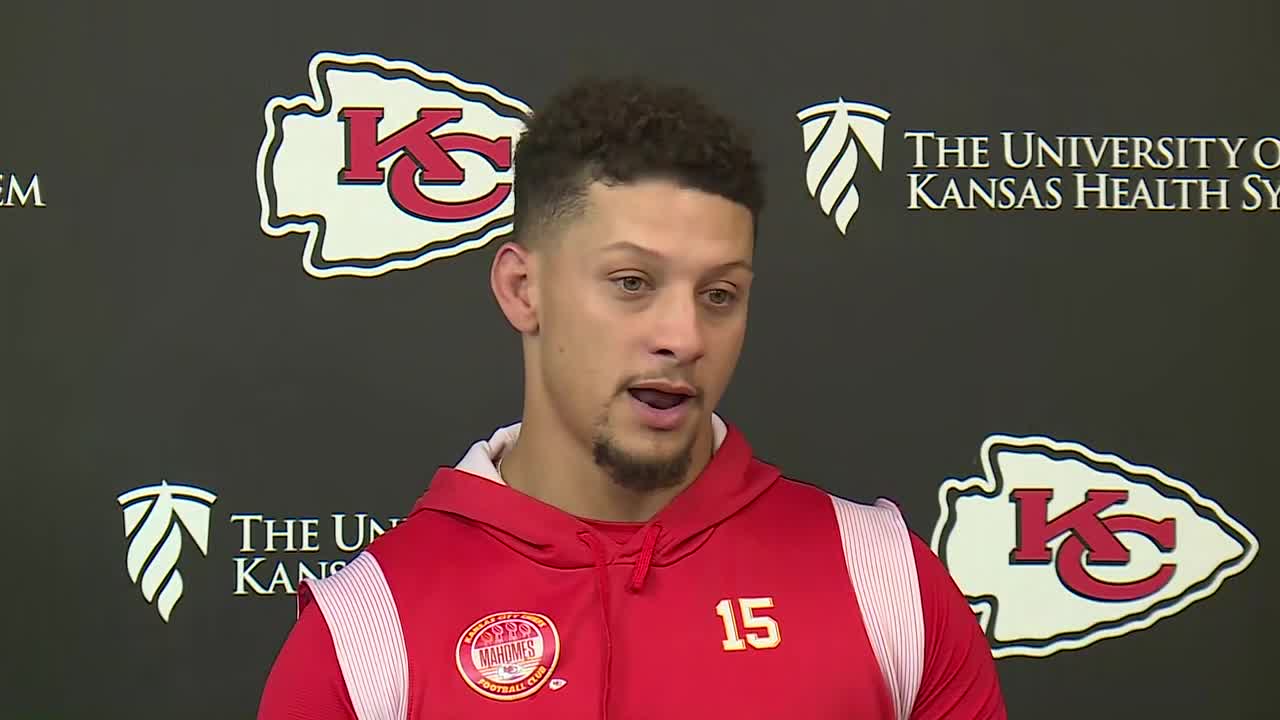 Chiefs quarterback Patrick Mahomes talks performance of offensive line ...