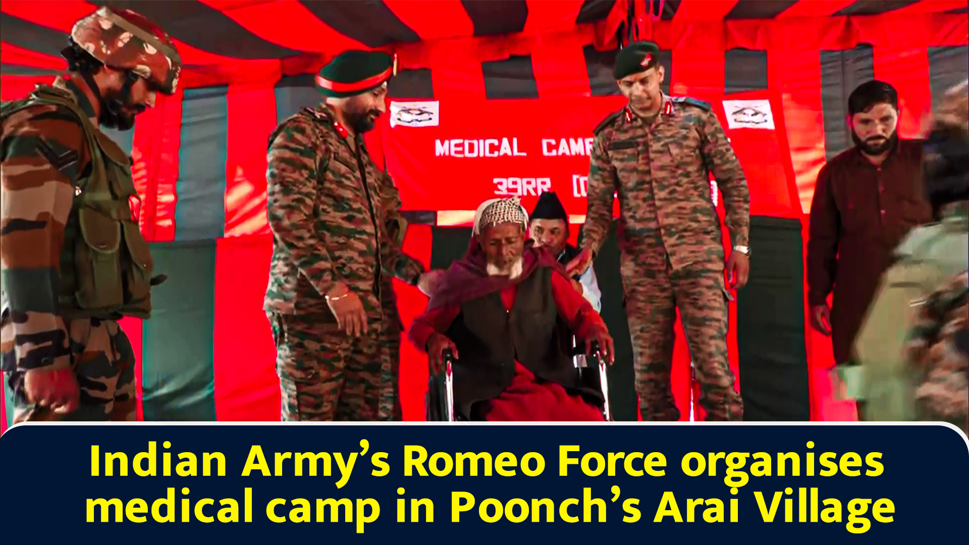 Indian Army’s Romeo Force organises medical camp in Poonch’s Arai Village
