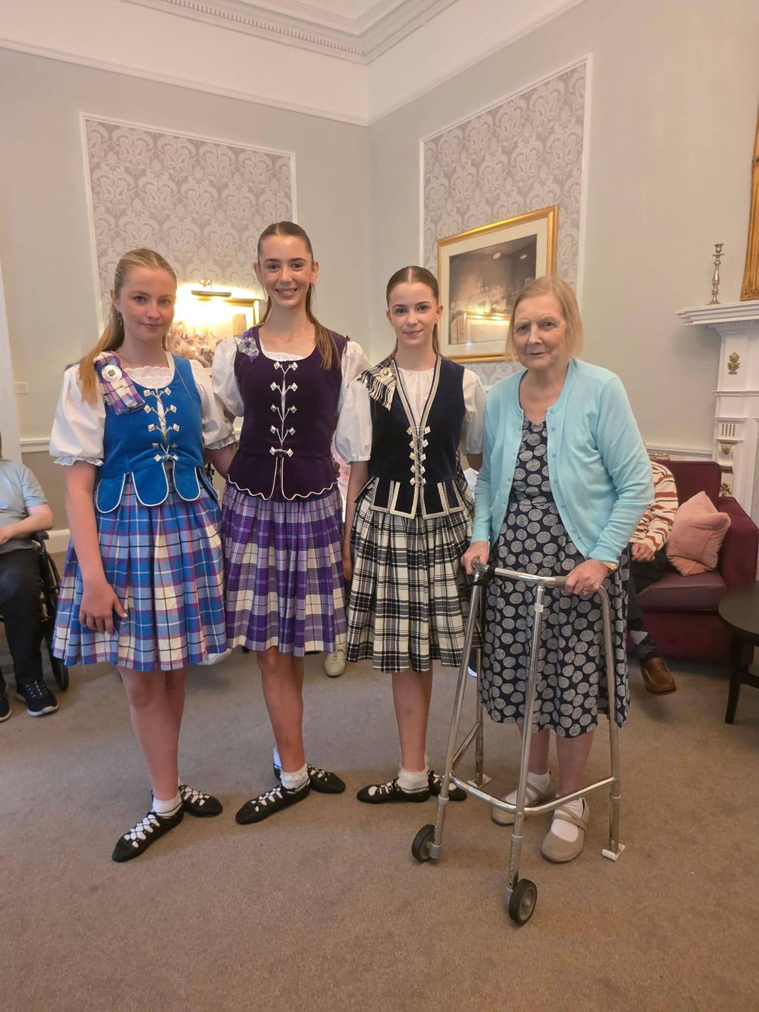 Highland dancing brings joy to residents at Murrayfield House Care Home ...