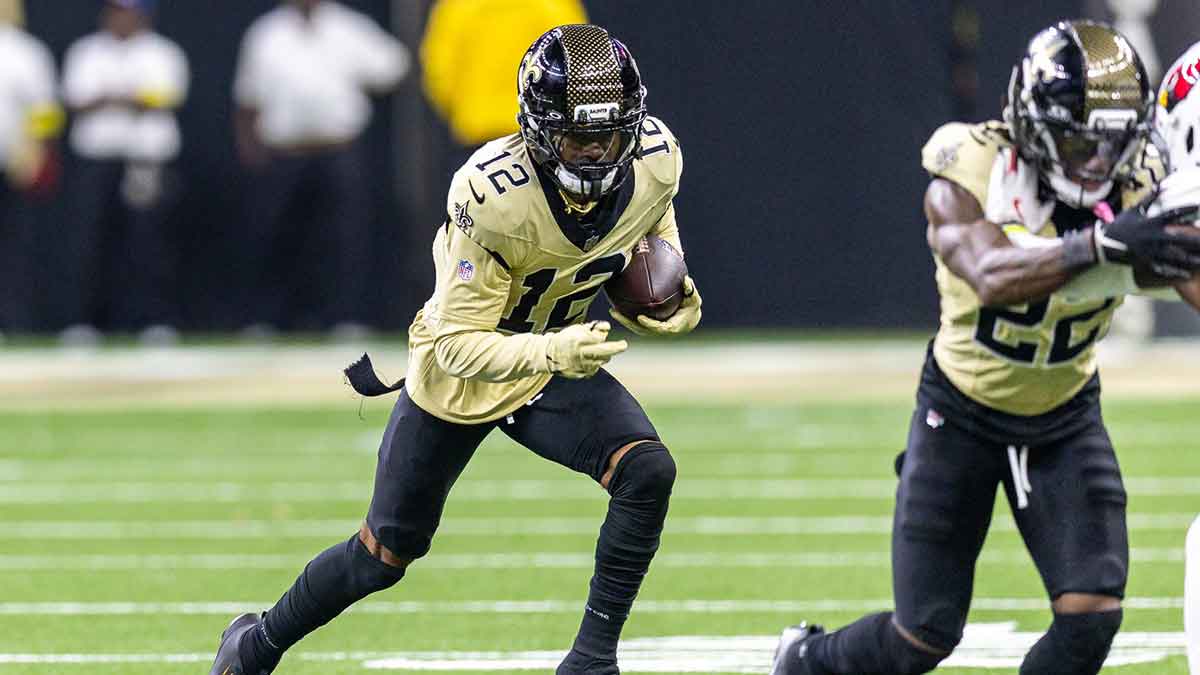 Saints’ Chris Olave expects to be in medical tent ‘more than usual’ due ...